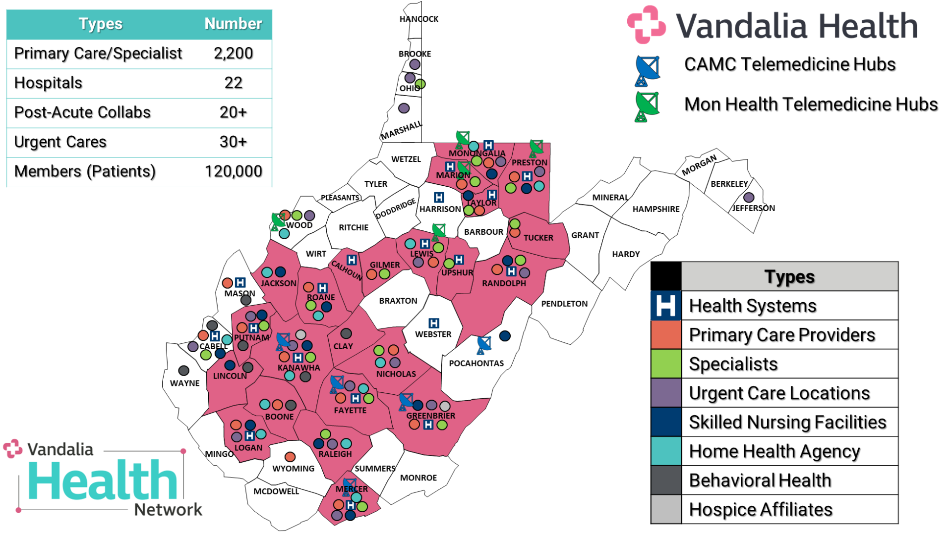 Map | West Virginia Health Network